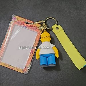 Unbranded | Other | The Simpsons Id Badge Holder With Key Rings And ...